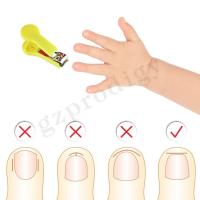 China Pink Color Carbon Steel Nail Clipper Hot Trending Plastic Cute Children Health Care For Baby for sale