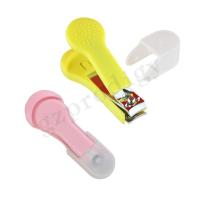 China Pink Color Carbon Steel Nail Clipper Hot Trending Plastic Cute Children Health Care For Baby for sale