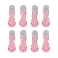 China Pink Color Carbon Steel Nail Clipper Hot Trending Plastic Cute Children Health Care For Baby for sale