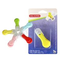 China Pink Color Carbon Steel Nail Clipper Hot Trending Plastic Cute Children Health Care For Baby for sale