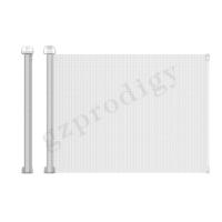 China Pet Friendly Double Lock System Rolling Mesh Gates For Baby Safety for sale