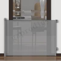 China Extendable Durable Mesh Retractable Baby Gate For Children Safety Easy Install for sale