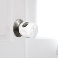 China Prodigy Plastic Baby Safety Lock 62x66mm White Color For Door Handle for sale