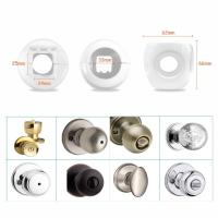 China Prodigy Plastic Baby Safety Lock 62x66mm White Color For Door Handle for sale