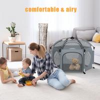 China Set Up In Second Pop Up Garden Play Tent With Enlarged Mesh Hole Lightweight for sale