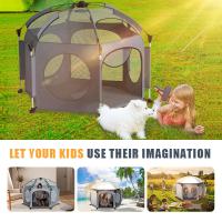 China Set Up In Second Pop Up Garden Play Tent With Enlarged Mesh Hole Lightweight for sale