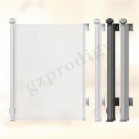 China No Drill Retractable Gate Mesh Stairs Guards Customize Child Door Barrier for sale