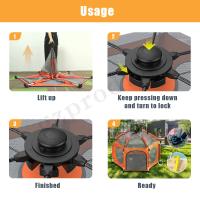 China Extra Large Pop Up Play Tent Outdoor Foldable Play Tent for sale
