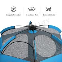 China 162cm Baby Play Yard Folding Indoor Pop Up Play Tent UV Protection Grey Color for sale