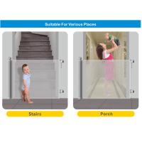 China 55-197 Inch Retractable Extra Wide Gate Extending Baby Safety Stair Fence for sale