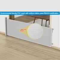 China 55-197 Inch Retractable Extra Wide Gate Extending Baby Safety Stair Fence for sale