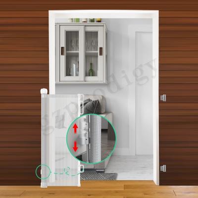 China ABS PVC Mesh Retractable Baby Gate Safety Dog Gate For Doorway for sale