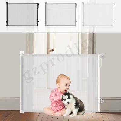 China Customzied Different Length Retractable Safety Gate Standard 140cm for sale