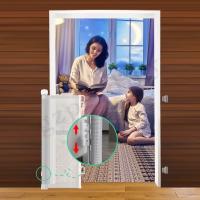 China Customzied Different Length Retractable Safety Gate Standard 140cm for sale
