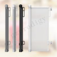 China 71 Inch Dog Mesh Retractable Baby Gate For Stair Doorway for sale