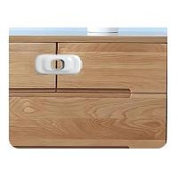 China Prodigy  Child Safety Locks Baby Safety Cabinet Lock Plastic Sliding Door Lock for sale