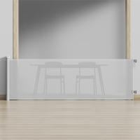China Large Straight Body Stair Retractable Safety Door With 500cm Mesh Sliding Safety Gate for sale