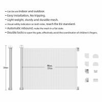 China Premium ABS Retractable Baby Gate Baby Safety Accessories for sale