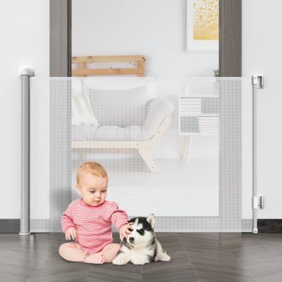 China Prodigy ABS PVC Mesh Retractable Baby Gate Multi Scene for sale