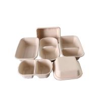 China 100% Compostable SGS Greaseproof Pulp Food Containers for sale