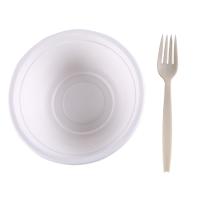 China Compostable  Bagasse Paper Food Bowl for Hot and Cold Food for sale