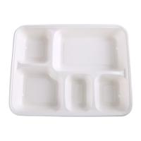 China Greaseproof ODM Biodegradable Sugarcane Pulp Plates for sale
