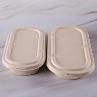 China Microwavable  Wheat Straw Bento Oval Lunch Box Allergy Friendly Gluten Free for sale