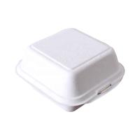 China Biodegradable Burger Microwavable 75mm paper togo boxes for sale