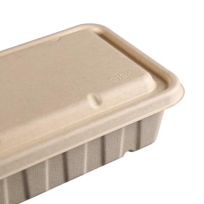 China Leakproof Microwavable Biodegradable Take Out Boxes for sale
