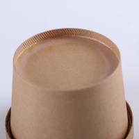China Renewable Kraft Paper 235ml Bio Takeaway Containers for sale