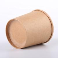 China Renewable Kraft Paper 235ml Bio Takeaway Containers for sale