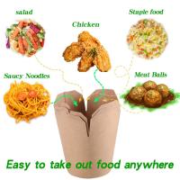 China Eco Friendly Salad Greaseproof Bio Takeaway Containers for sale