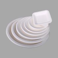 China Biodegradable Sustainable SGS Sugarcane Pulp Plates for sale