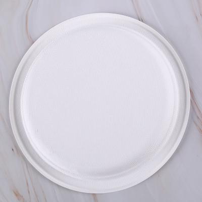 China Microwavable Party Disposable 155mm Sugarcane Pulp Plates for sale