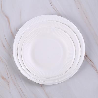 China Disposable ODM oillproof Environmentally Friendly Disposable Plates for sale