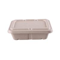 China Refrigerable Microwavable OEM Bagasse Food Containers for sale