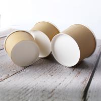 China Eco Friendly Disposable  Microwavable 62mm Kraft Paper Cups for sale