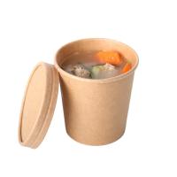 China Biodegradable Leak Proof ODM 90mm Kraft Paper Cups for sale