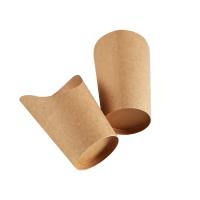 China 12oz, 16oz Kraft Paper Scoop Cup for French Fires Potato Chips Popcorn for sale