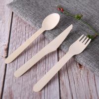 China Disposable Takeout 16CM Wooden Forks And Spoons Disposable for sale