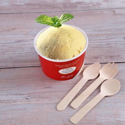 China Takeout Eco Friendly 160mm Compostable Wooden Cutlery for sale