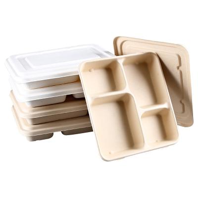 China Greaseproof ODM Biodegradable Sugarcane Pulp Plates for sale