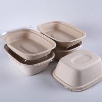 China Biodegradable Microwavable 26OZ Bagasse Food Containers for sale