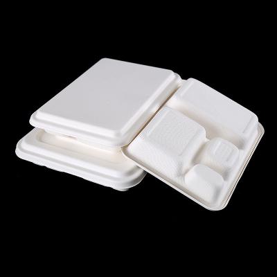 China Leakproof Biodegradable Lunch Tray for sale