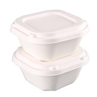 China Sustainable Bagasse Food Containers for sale
