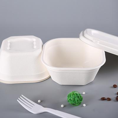 China Biodegradable Greaseproof Bagasse Pulp Food Containers for sale
