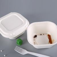 China Biodegradable Greaseproof Bagasse Pulp Food Containers for sale