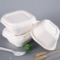 China Sustainable Bagasse Food Containers for sale