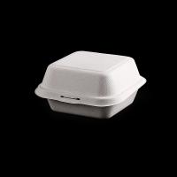 China Greaseproof Takeaway Biodegradable Clamshell Containers for sale