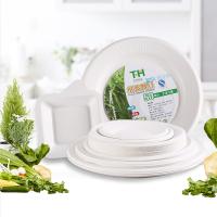 China Compostable  5 6 7 8 9 10 Inch Bagasse Paper Round Plate for sale